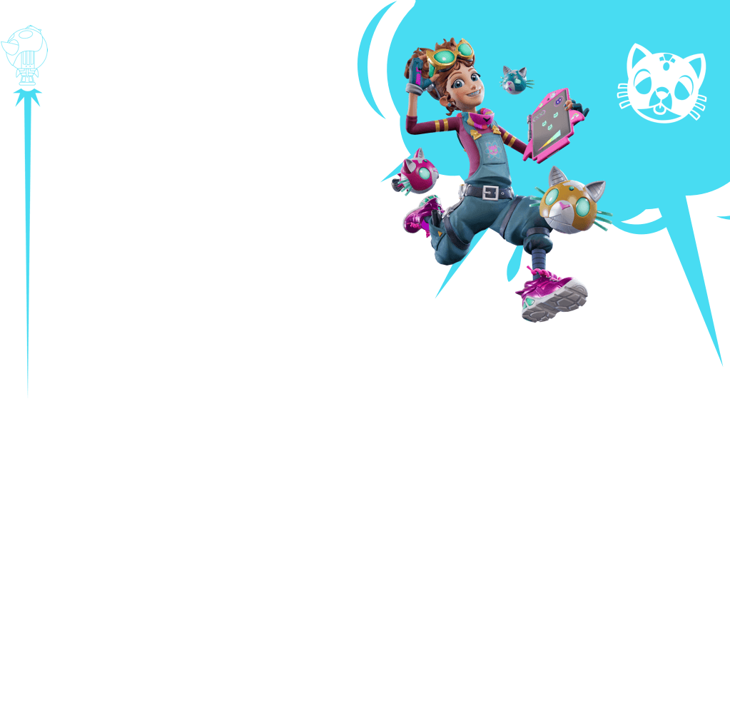 Flux - Genius Rocket Scientist / Cat Enthusiast - Rocket Arena Characters