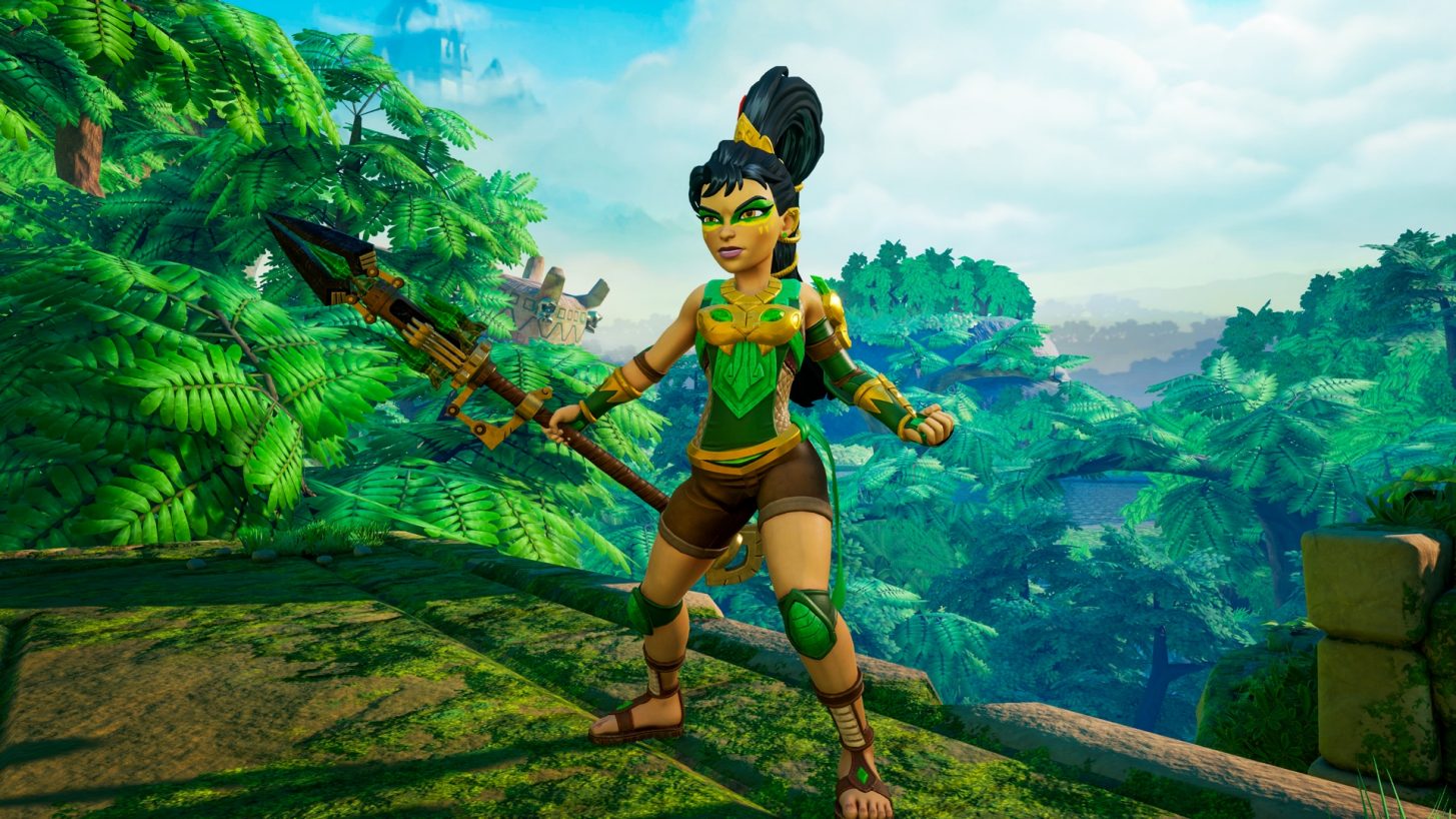 Izell - The Fearless Hails from Gemstone Jungle - Rocket Arena Characters