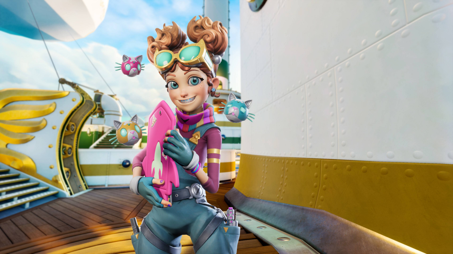 Flux - Genius Rocket Scientist / Cat Enthusiast - Rocket Arena Characters