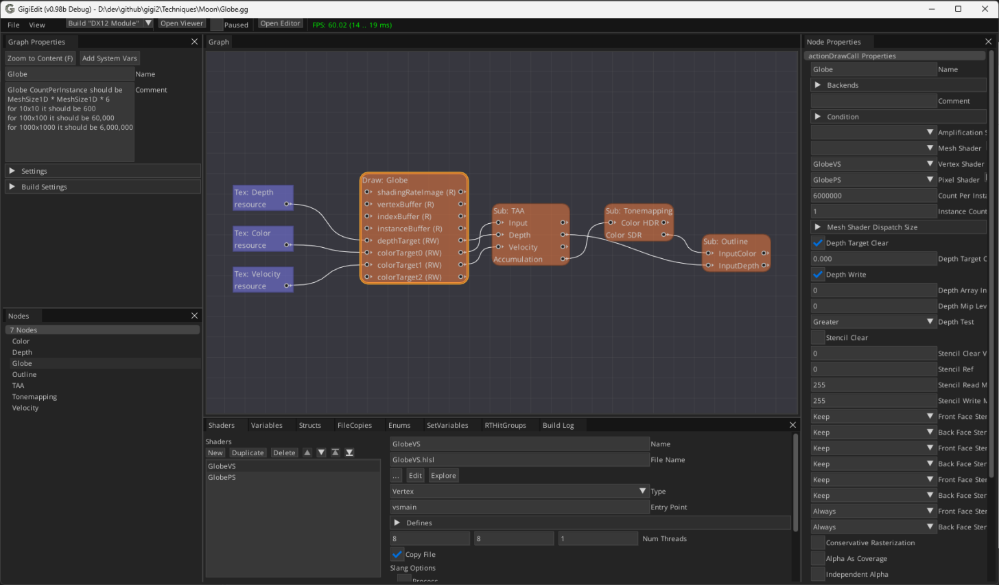 Gigi: Rapid Prototyping Platform for Real-Time Rendering
