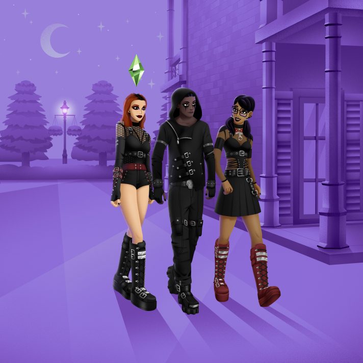 The Sims™ 4 Goth Galore Kit