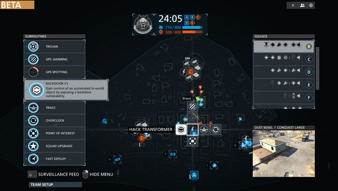 Control the Battlefield: Hacker Mode