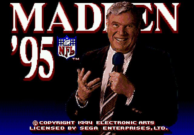 Madden NFL 95 Photoblog