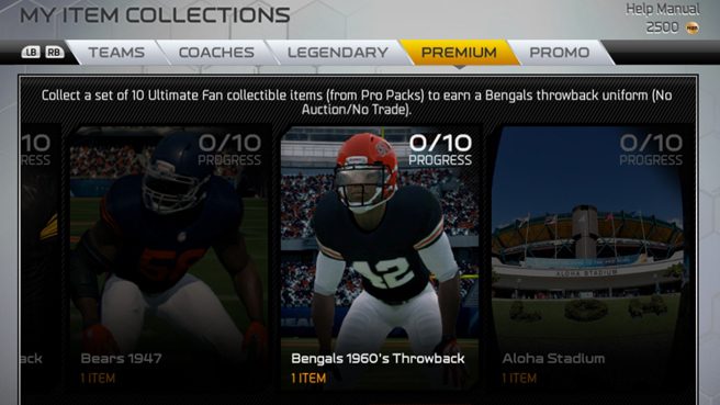 Build Madden Ultimate Team Collections