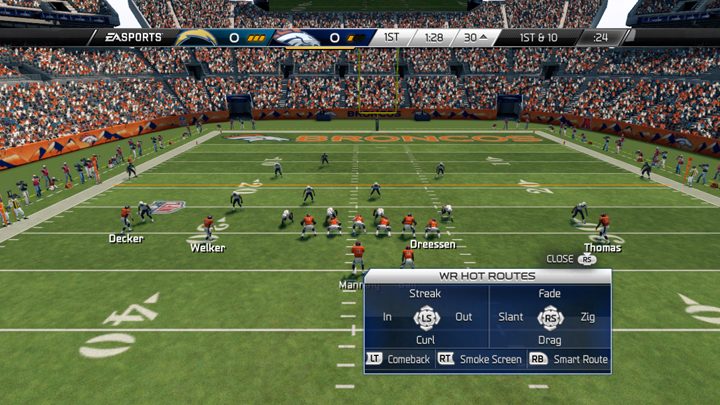 Audible and Hot Route Improvements in Madden