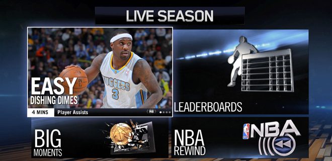 All The Modes in NBA LIVE 14