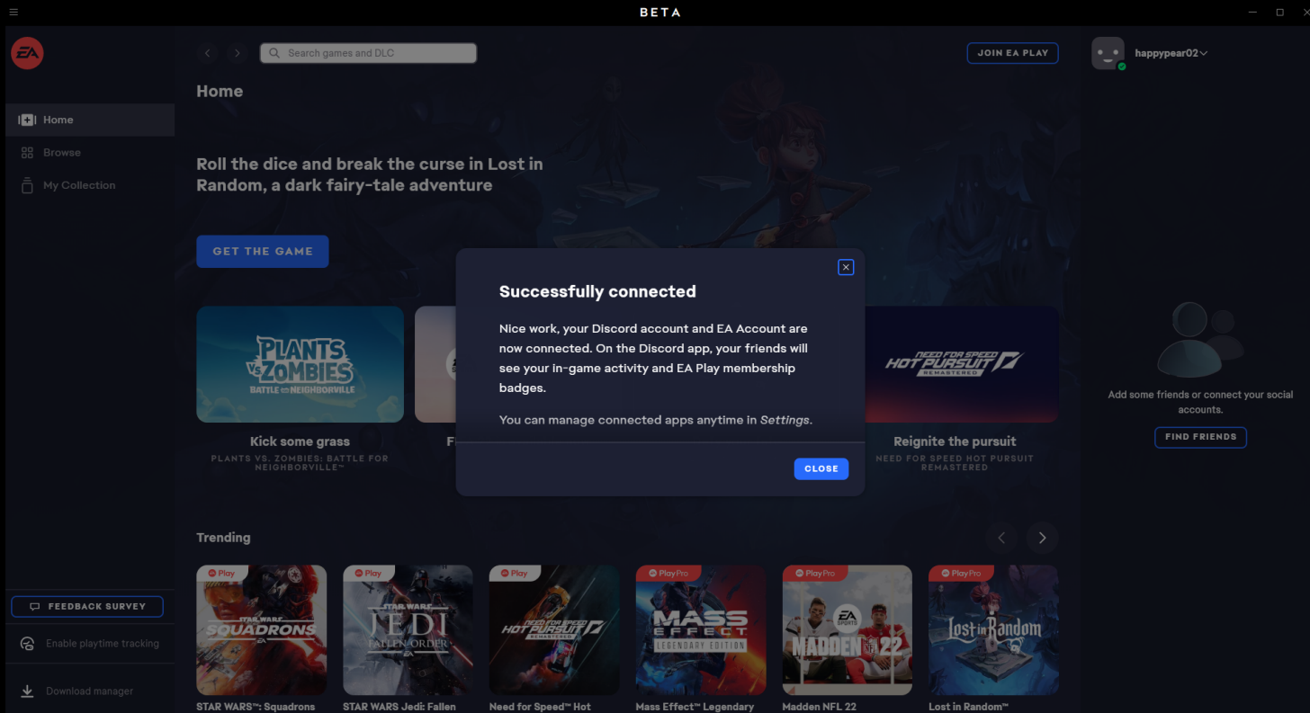 EA and Discord have teamed up to enable Rich Presence