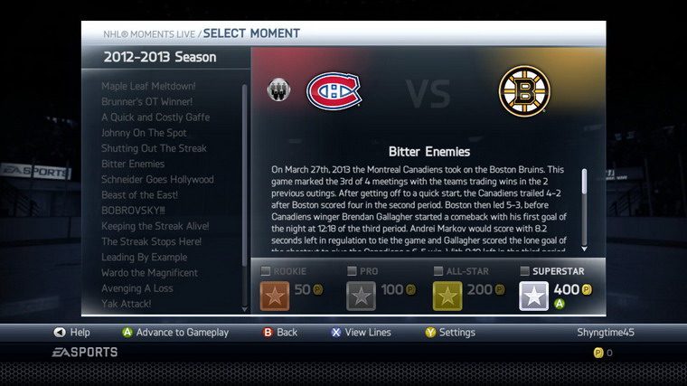 NHL 14 Ultimate Team - Features