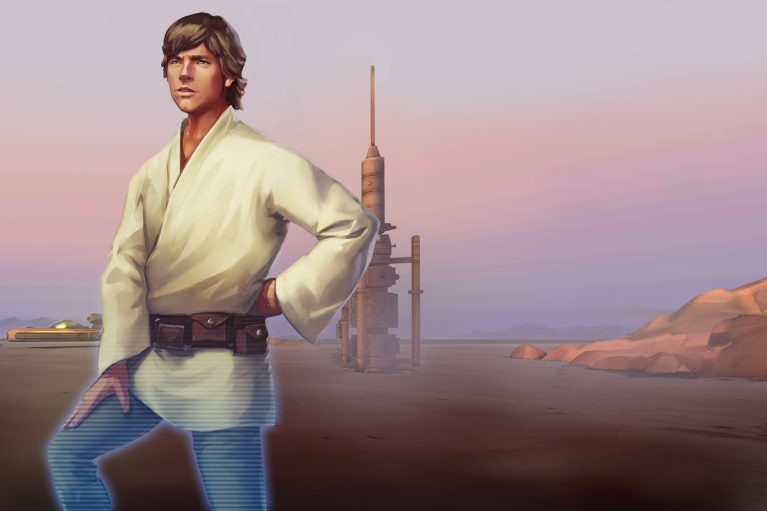 Commander Luke Skywalker arrives in Star Wars: Galaxy of Heroes