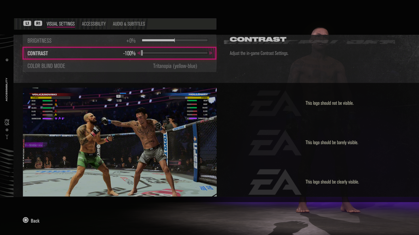 EA Sports UFC 5 Accessibility Resources - An Official EA Site