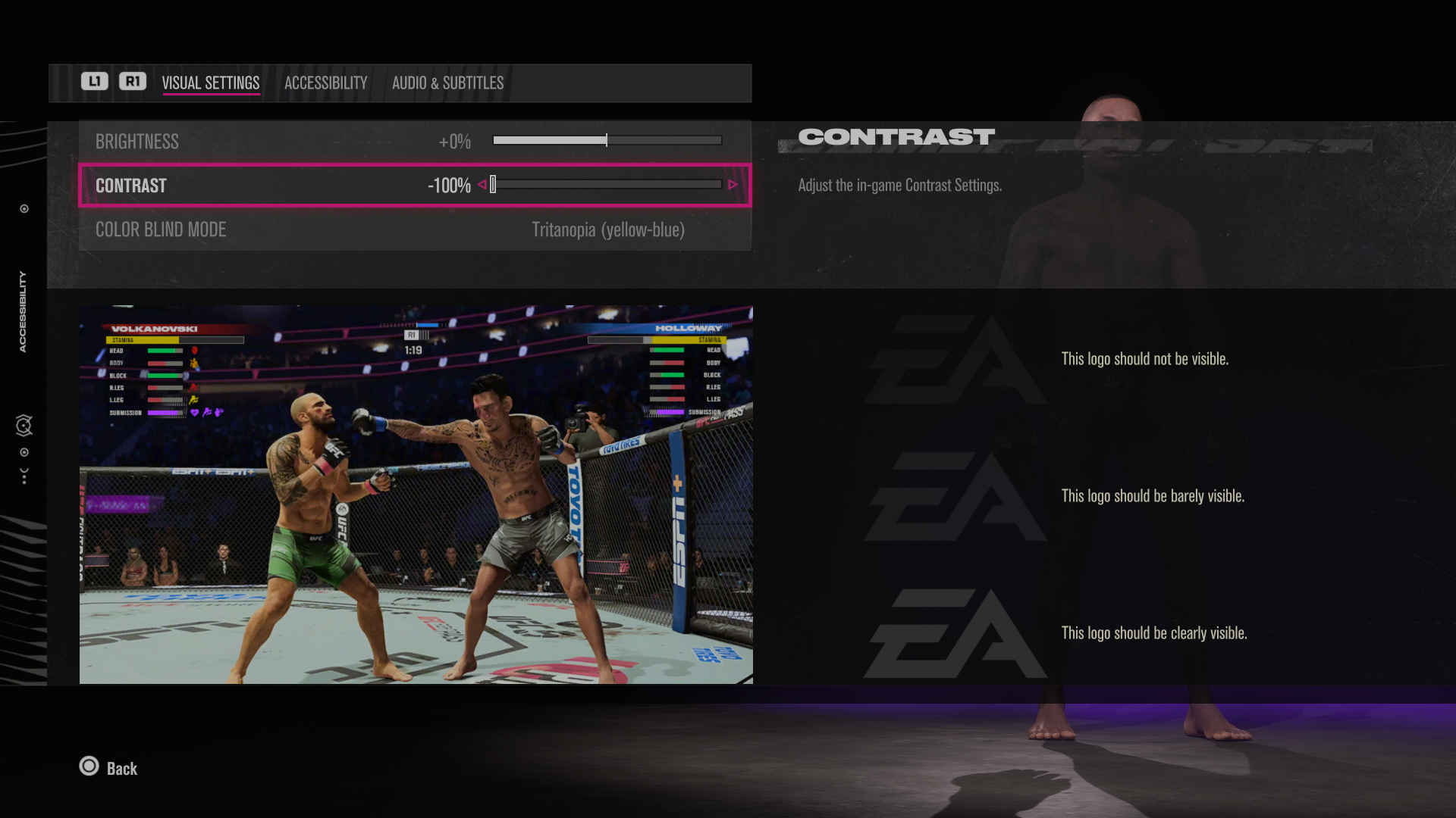 EA Sports UFC 5 Accessibility Resources - An Official EA Site