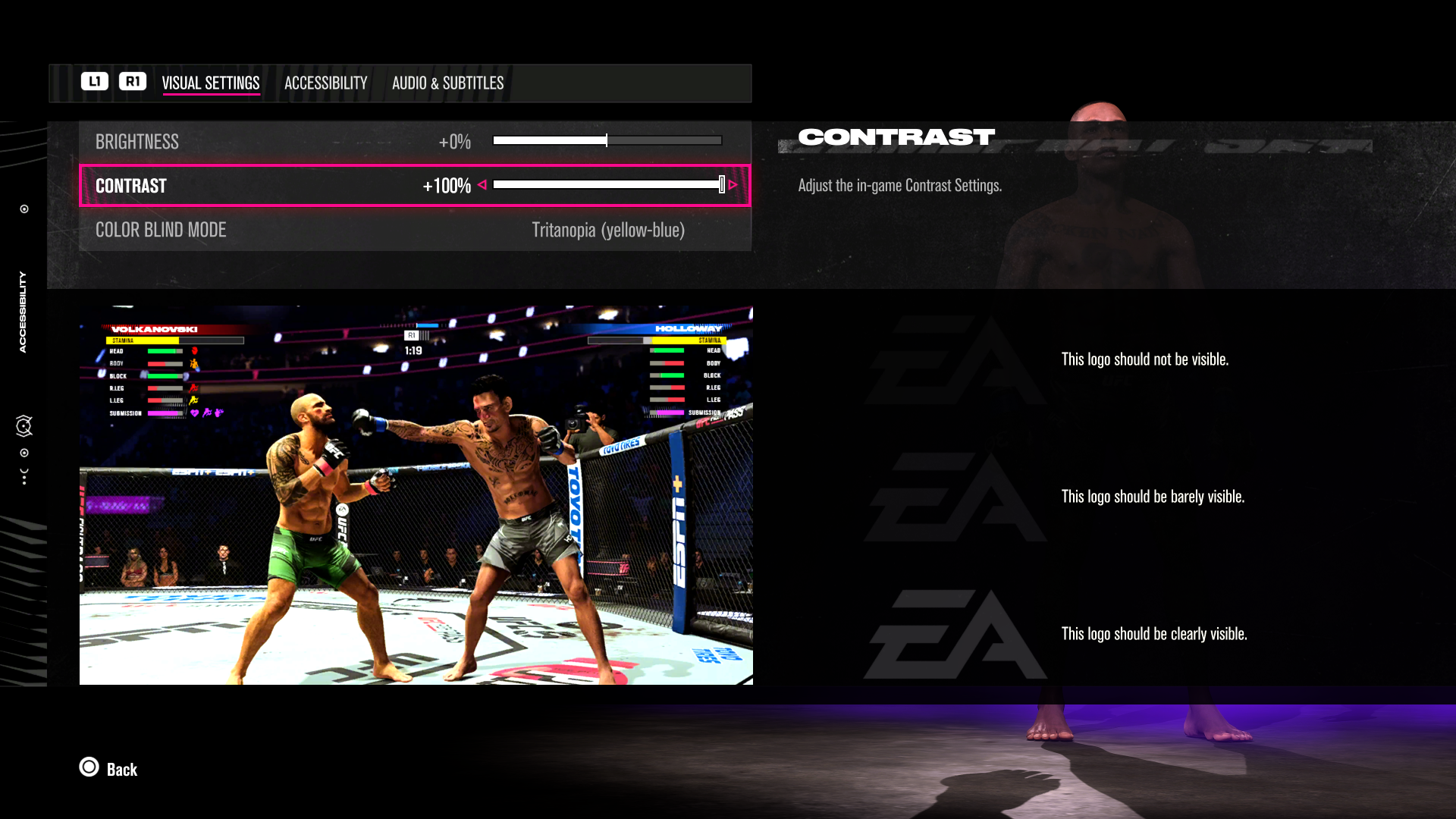EA Sports UFC 5 Accessibility Resources - An Official EA Site