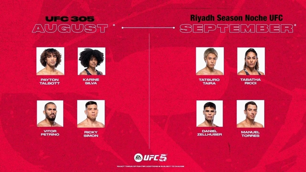 UFC 5 New Alter Egos and Upcoming Roster Updates - UFC 5 Blog