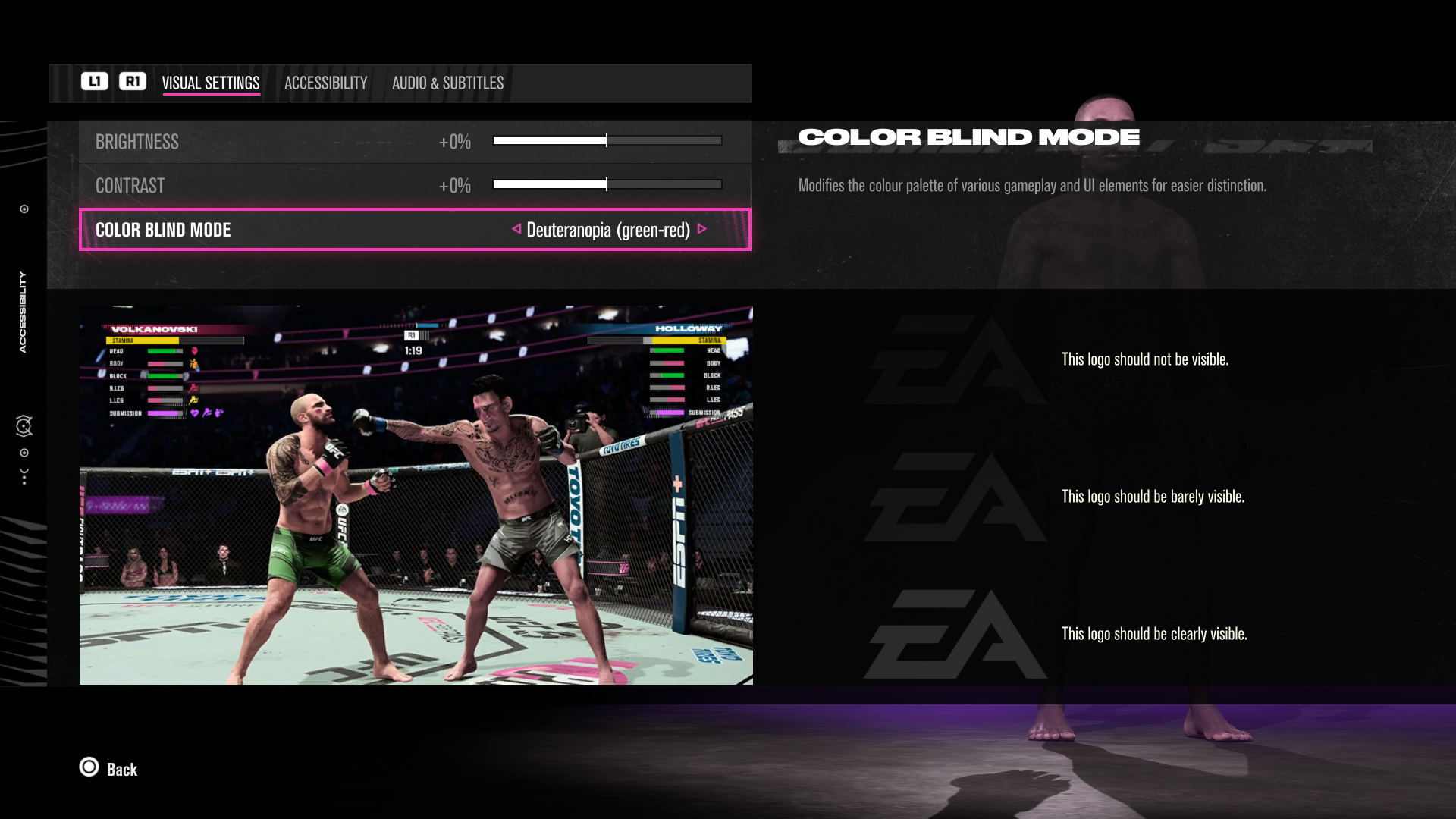EA Sports UFC 5 Accessibility Resources - An Official EA Site