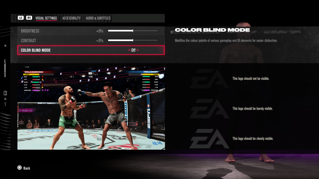 EA Sports UFC 5 Accessibility Resources - An Official EA Site