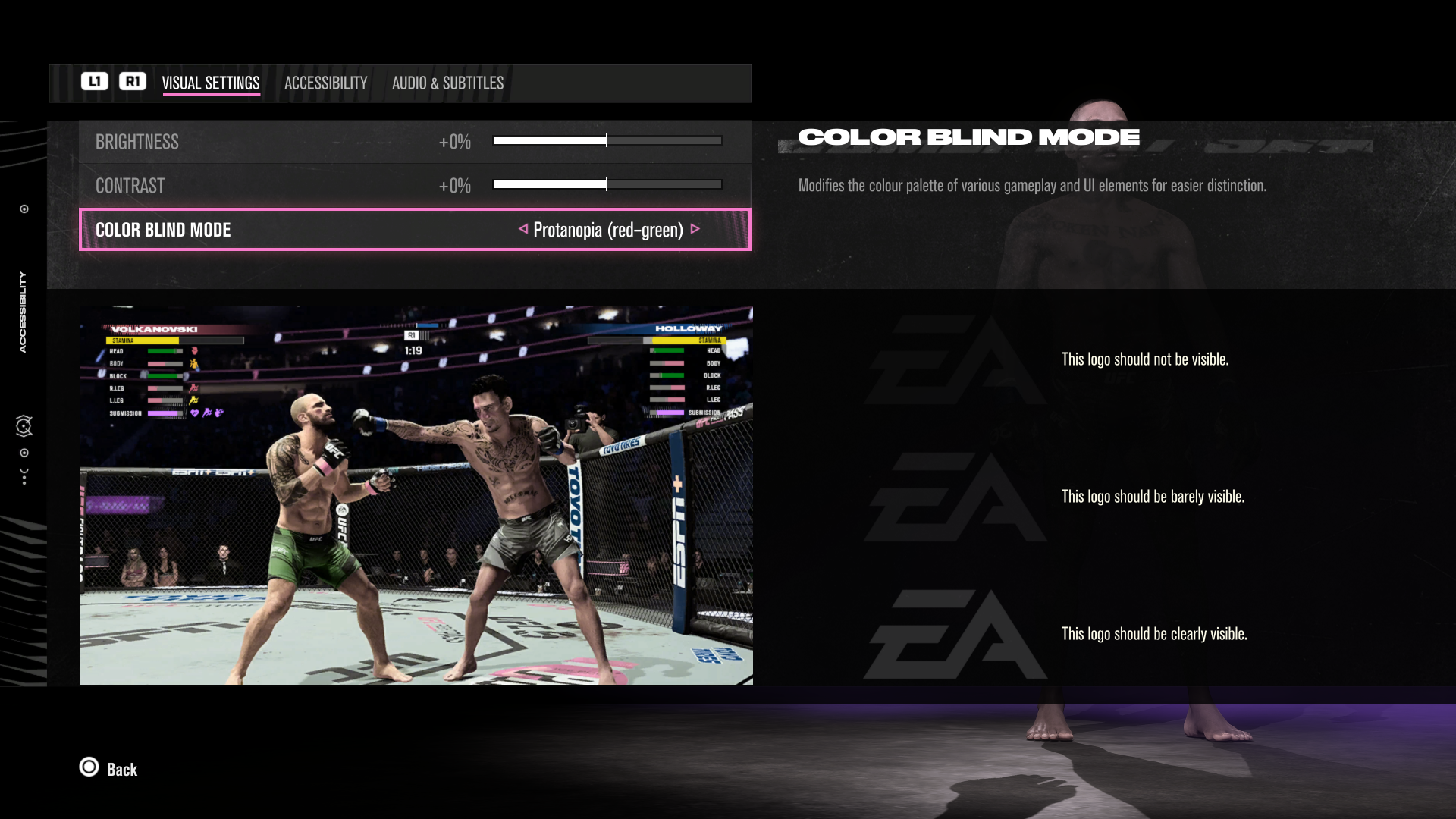 EA Sports UFC 5 Accessibility Resources - An Official EA Site