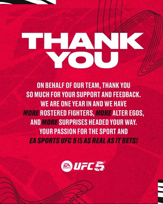 UFC 5 - First Anniversary Retrospective