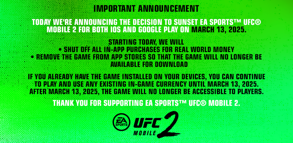 EA SPORTS™ UFC® Mobile 2 - EA Official Site